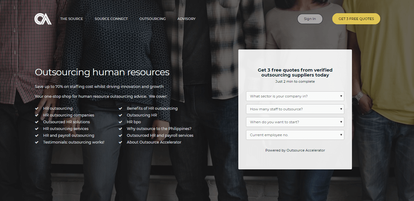 World’s Leading Outsourcing Marketplace & Advisory | Outsource Accelerator